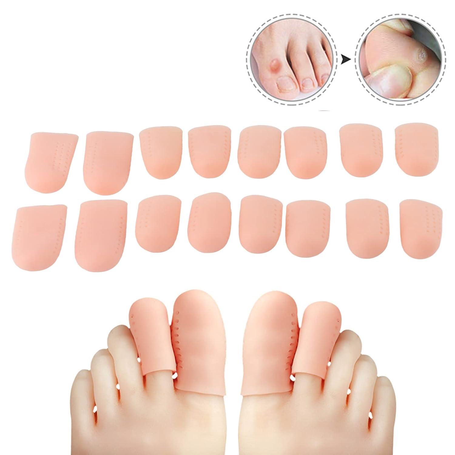 8 Pairs Large Toe Caps for Ingrown Toenails & Toe Protection - Relief ...
