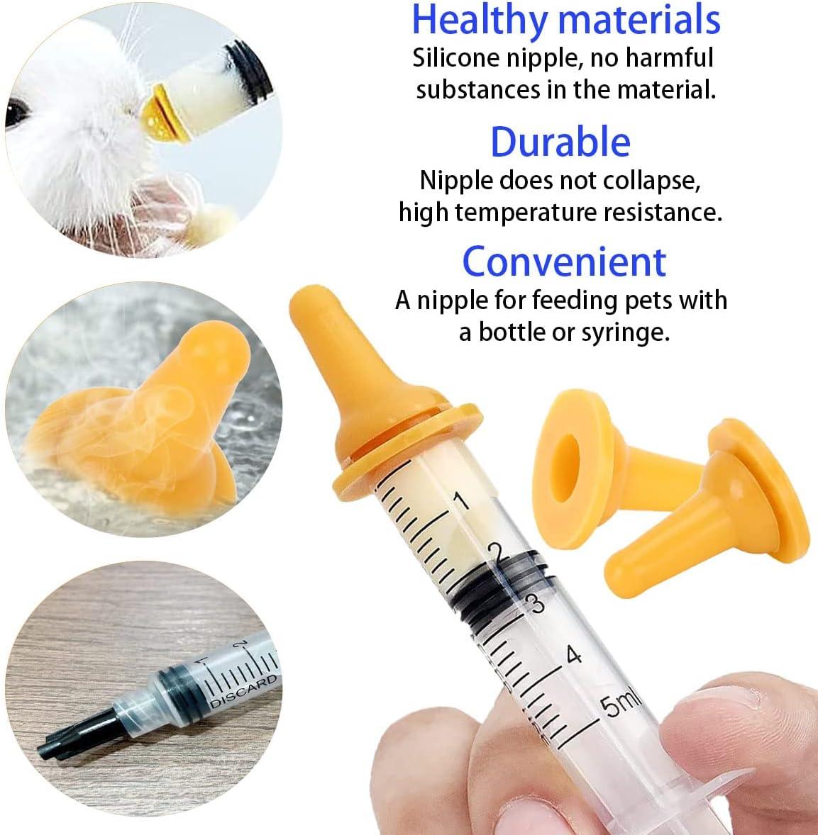 Puppy Syringe Feeder Puppy Nursing Bottle Pet Syringe Feeding Kit ...