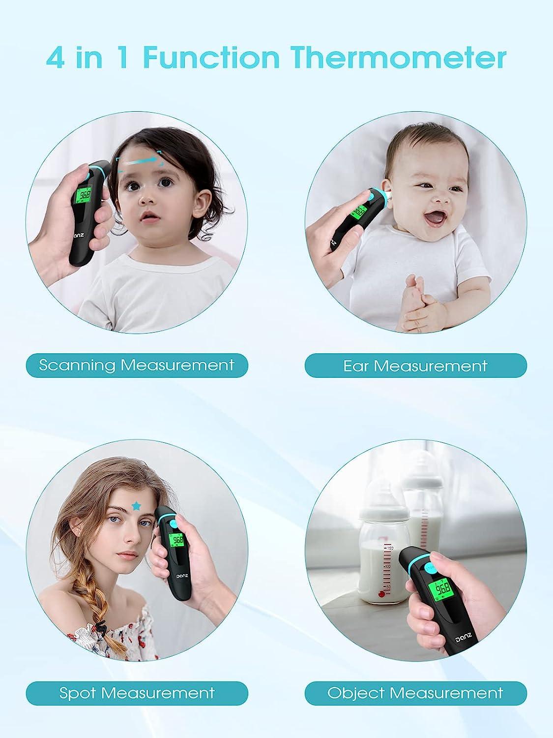 Danz Non-Contact Infrared Digital Thermometer for Adults and Kids ...