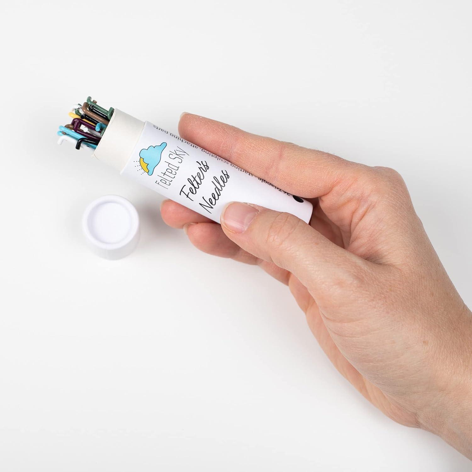 Needle Felting Needles Variety Pack | 25 Color Coded Gauges for Wool ...