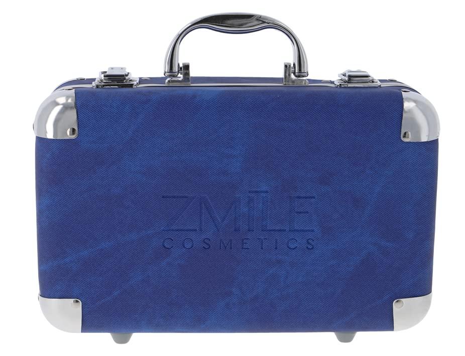 Zmile Cosmetics Traveller Blue Cosmetic Carrier - Vegan Make-Up Set for ...