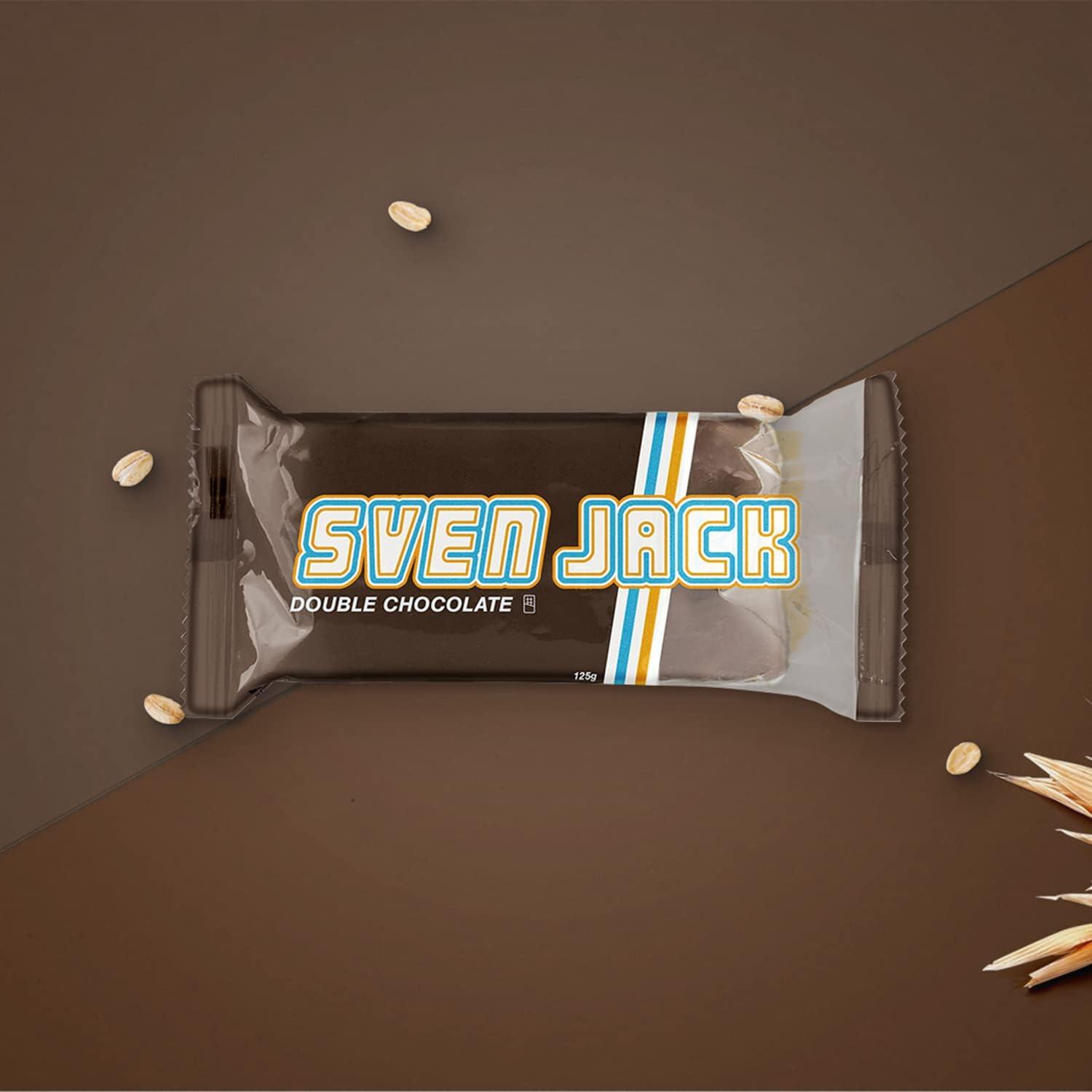 Buy Sven Jack Double Chocolate Energy Cake - 24x125g Oatmeal Bar with ...