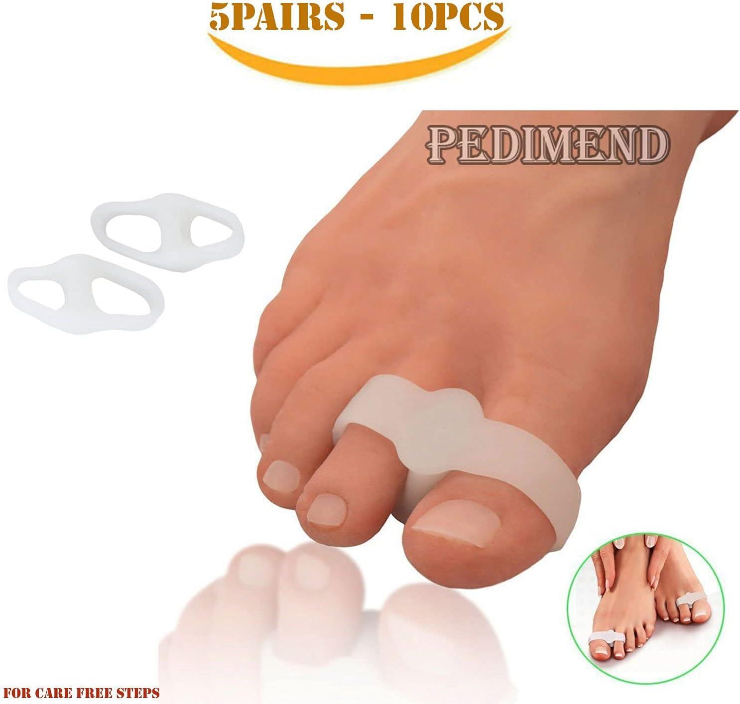 PEDIMEND Double Loop Toe Separator | Bunion Protector | Toe Separator ...