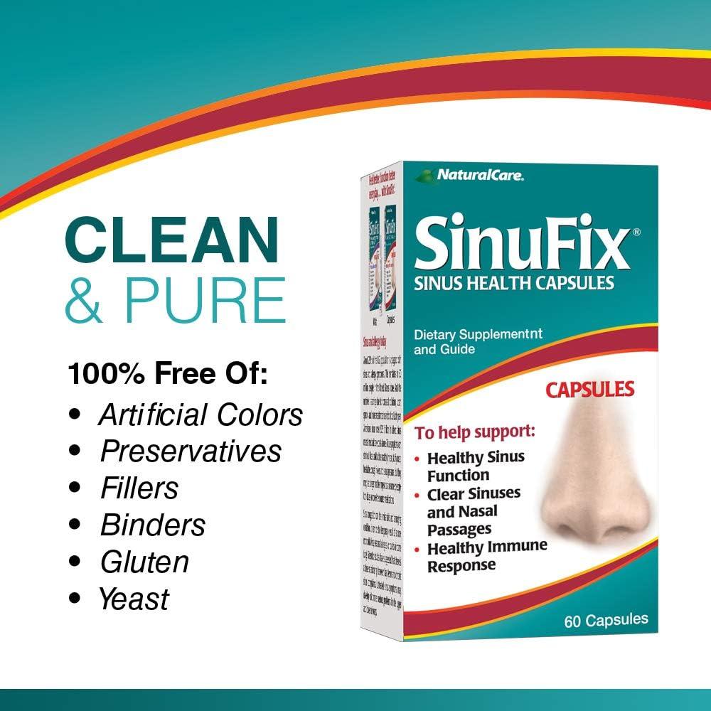 NaturalCare SinuFix Capsules to Support Healthy Sinuses & Respiratory ...