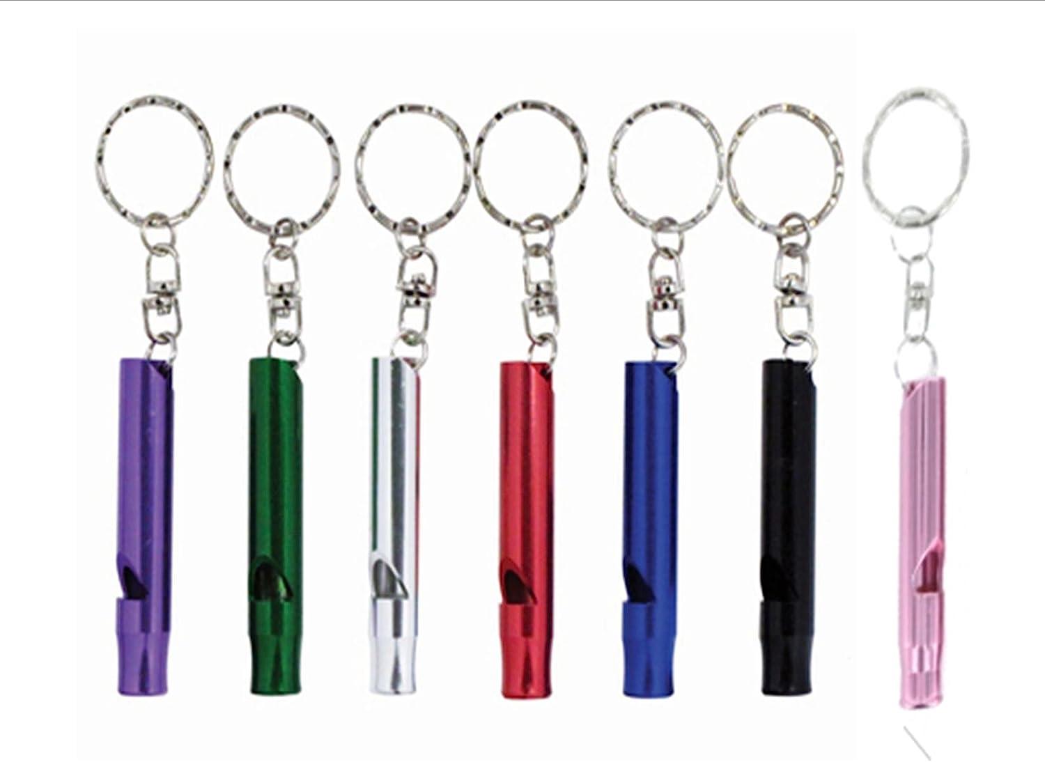 Bison Small Red Emergency Whistle Keychain | Survival Whistle for ...