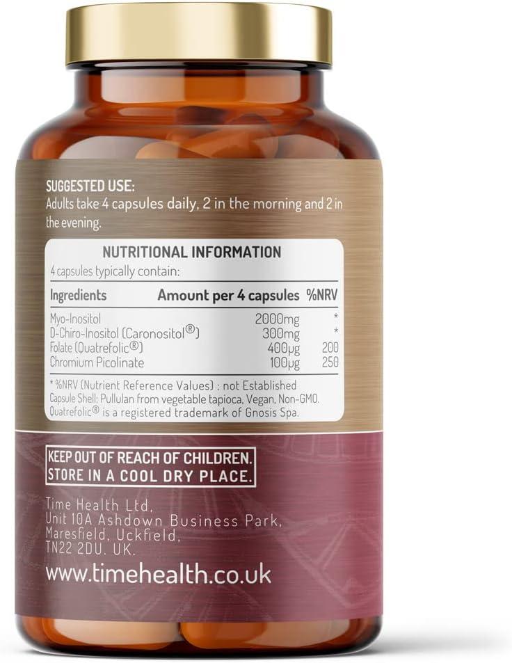 Inositol Complex Capsules | PCOS Support with Myo & D Chiro-Inositol ...