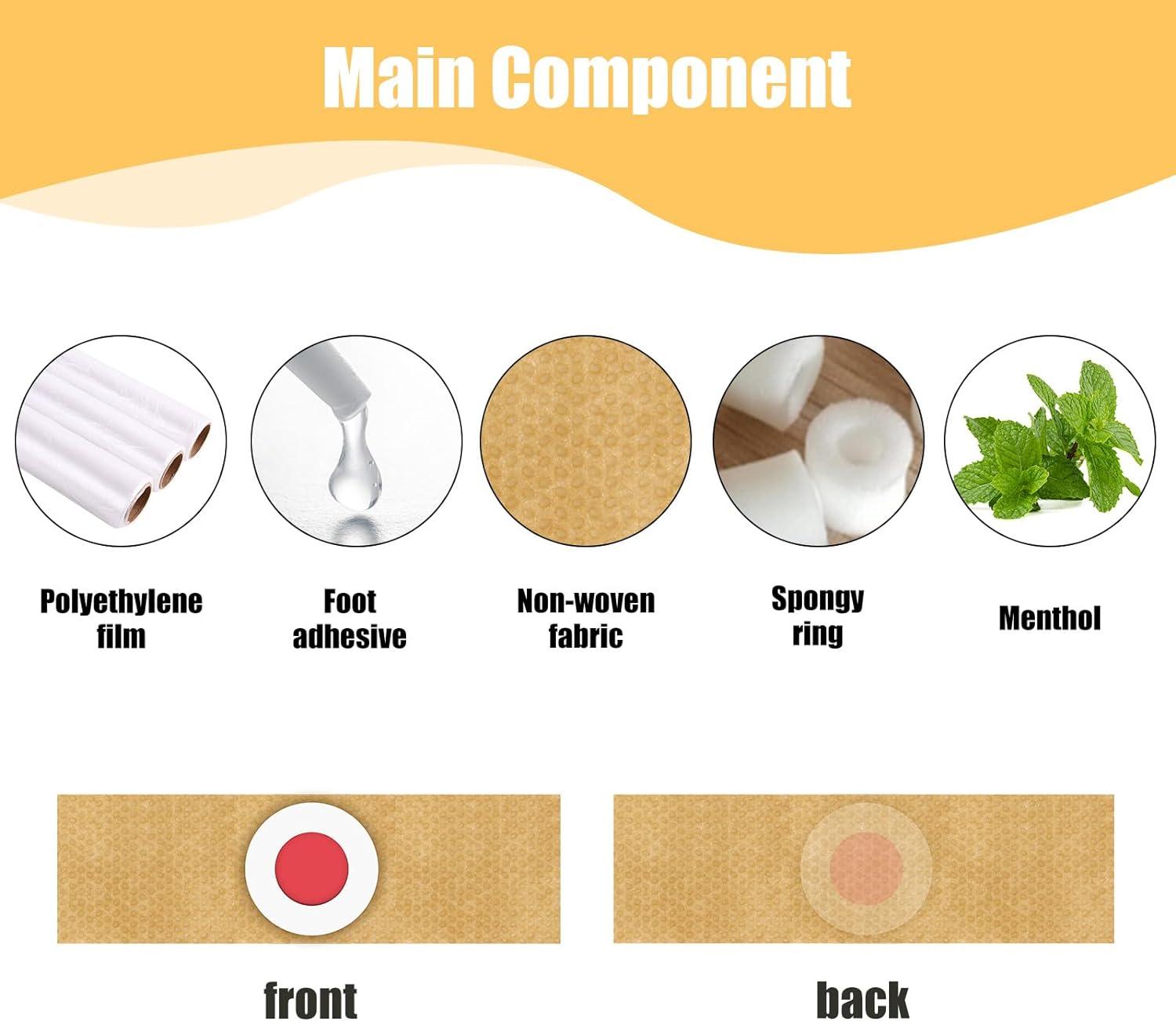 24PCS Corn Remover Pads with Hole - Pain Relief Corn Plasters for Feet ...