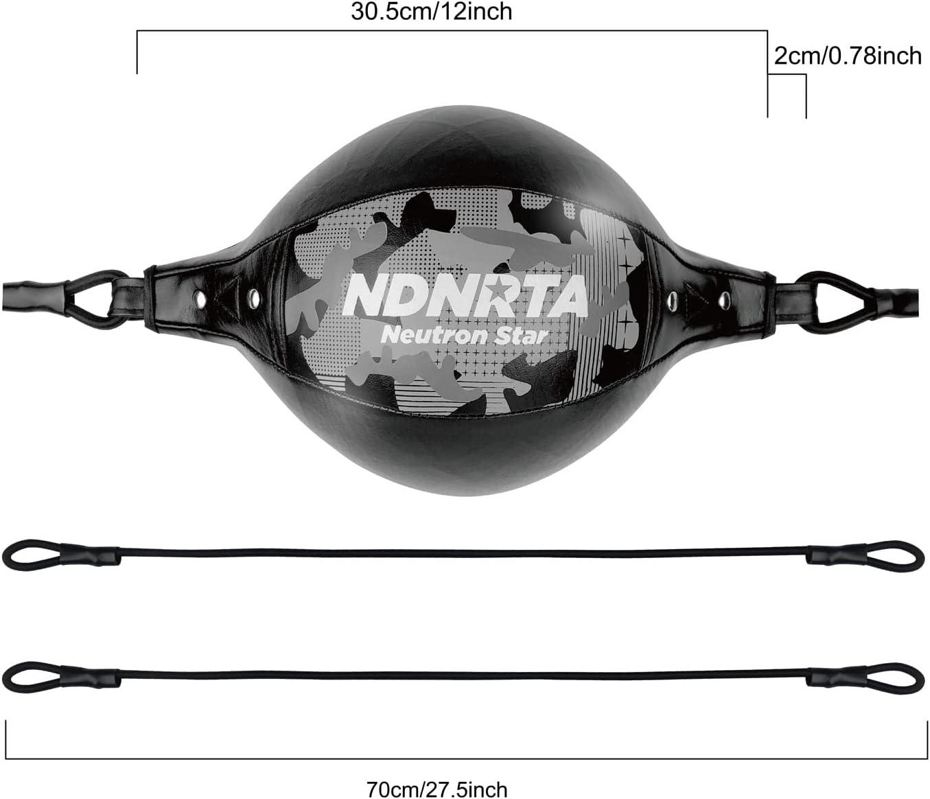 NDNRTA Double End Bag Boxing Set with Leather Boxing Ball - Quick ...