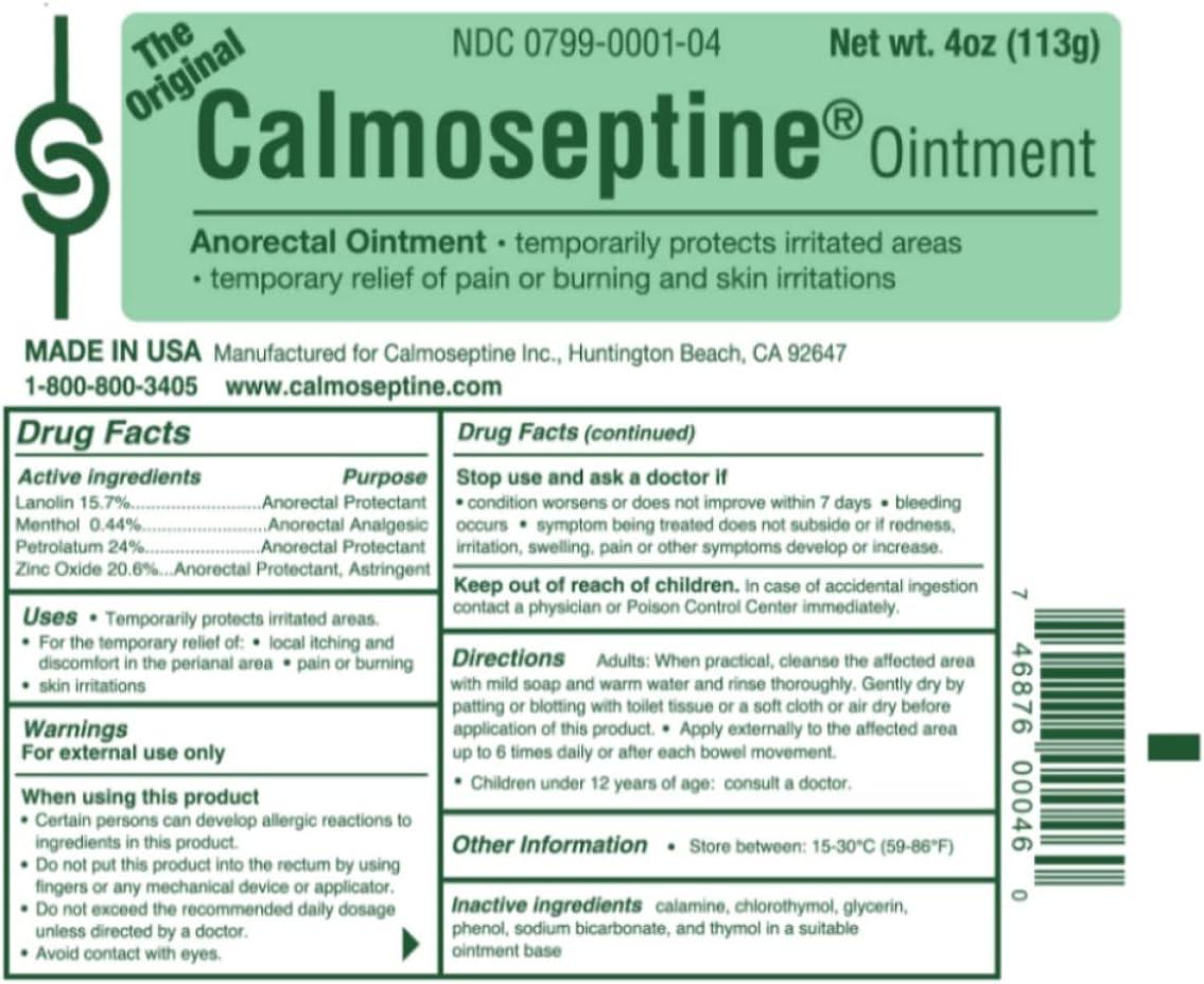 Calmoseptine Ointment - Soothing Skin Protectant (Each) by Calmoseptine ...
