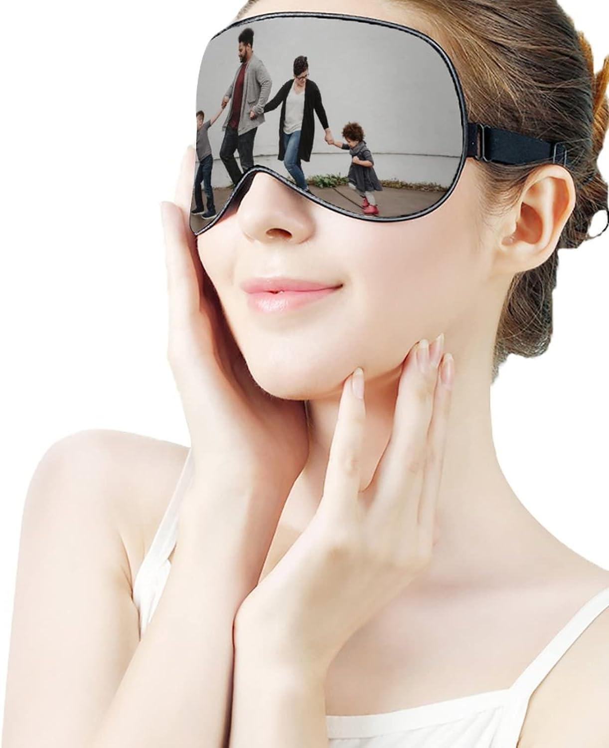 Custom Funny Eye Mask - Personalized Design for Sleeping with Your Text ...