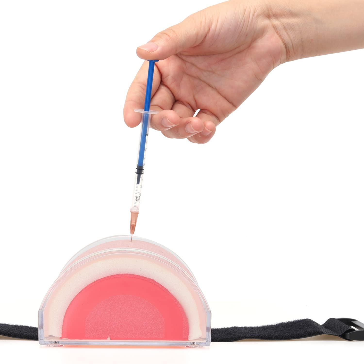 MIIRR Intramuscular Injection Training Pad - Simulated Human Skin for ...