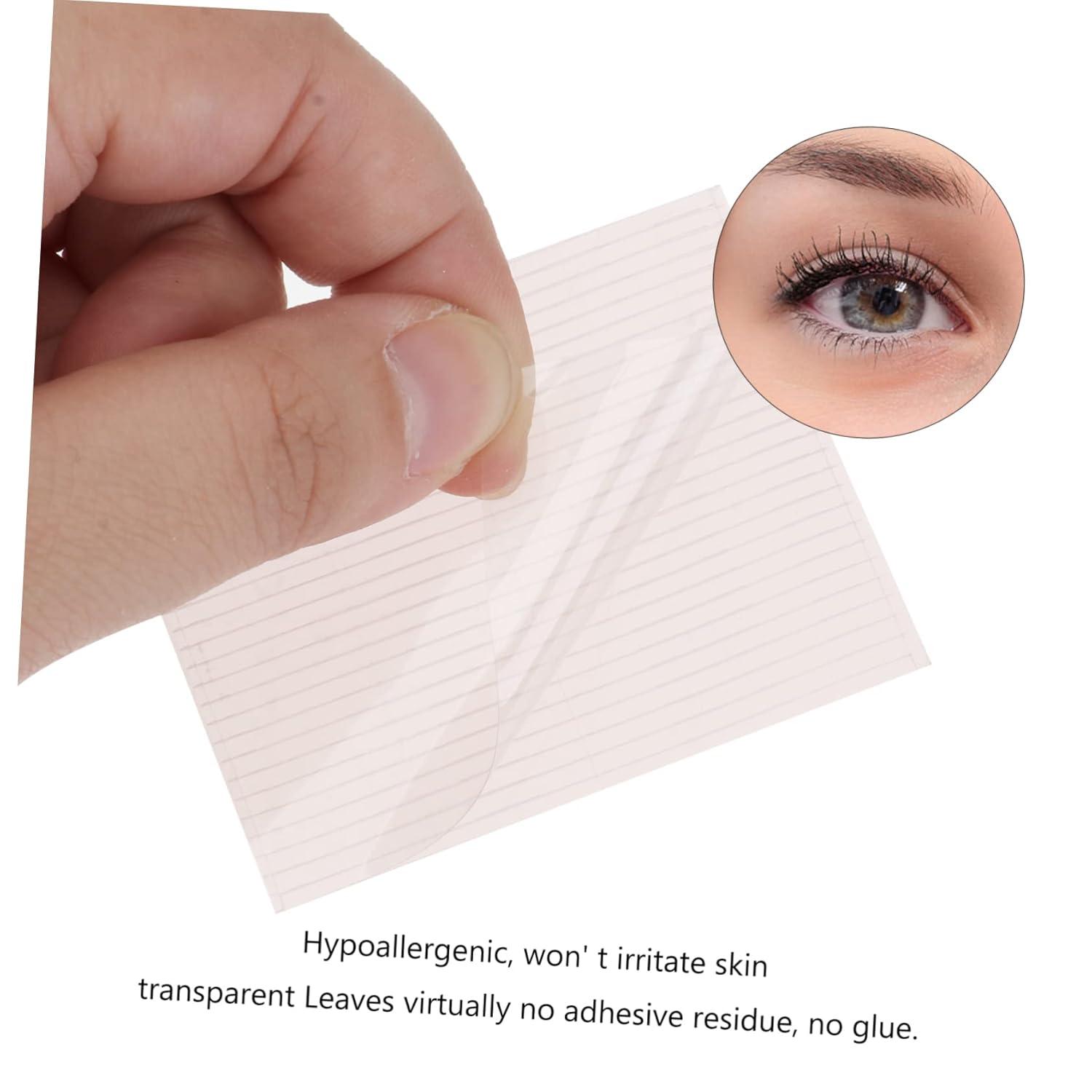 minkissy 8 Sheets Tape Eyelid Stickers Double Eyelid Sticker Pink Fiber ...