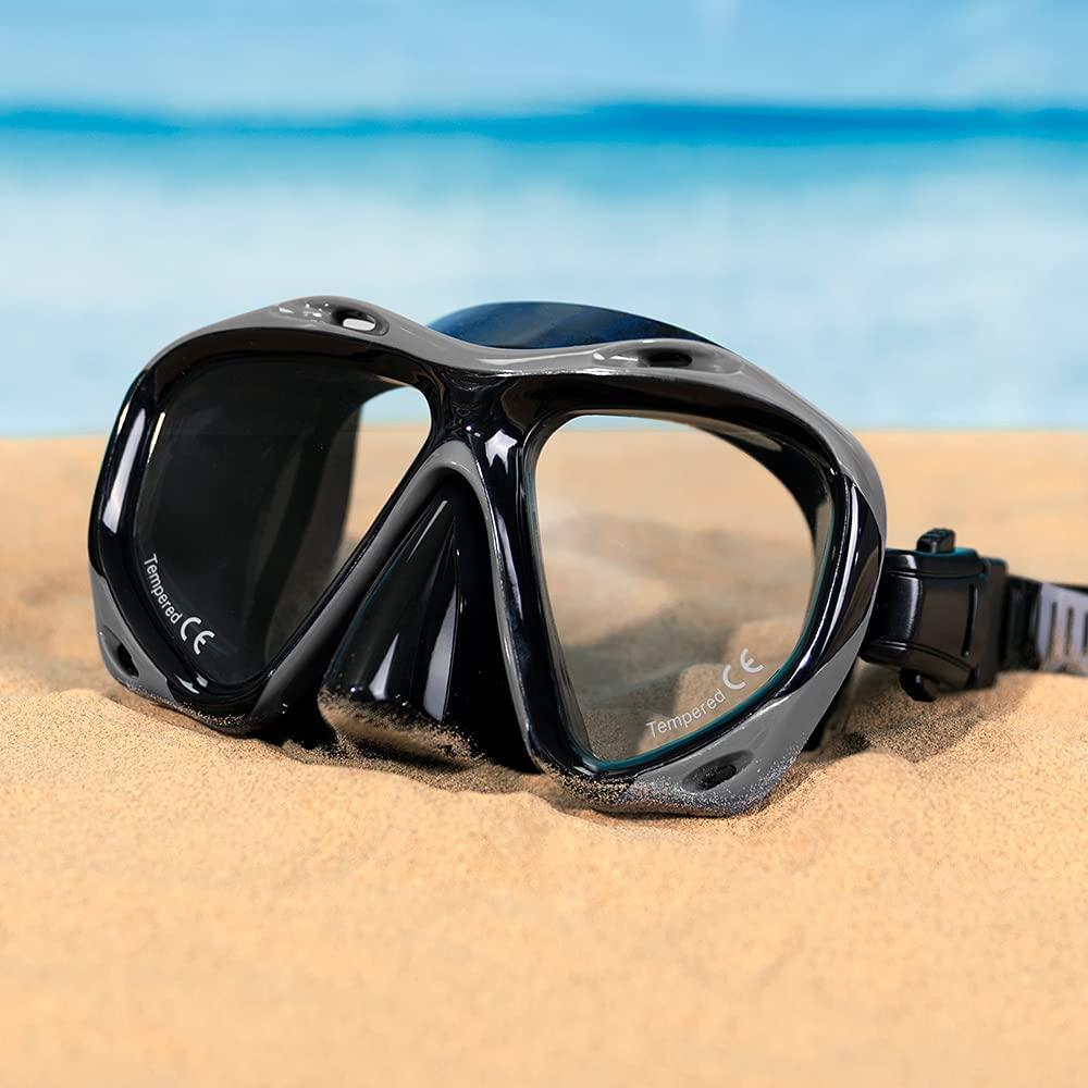 COPOZZ Scuba Mask - No Fogging Snorkeling Dive Glasses - Gray | Buy Now ...