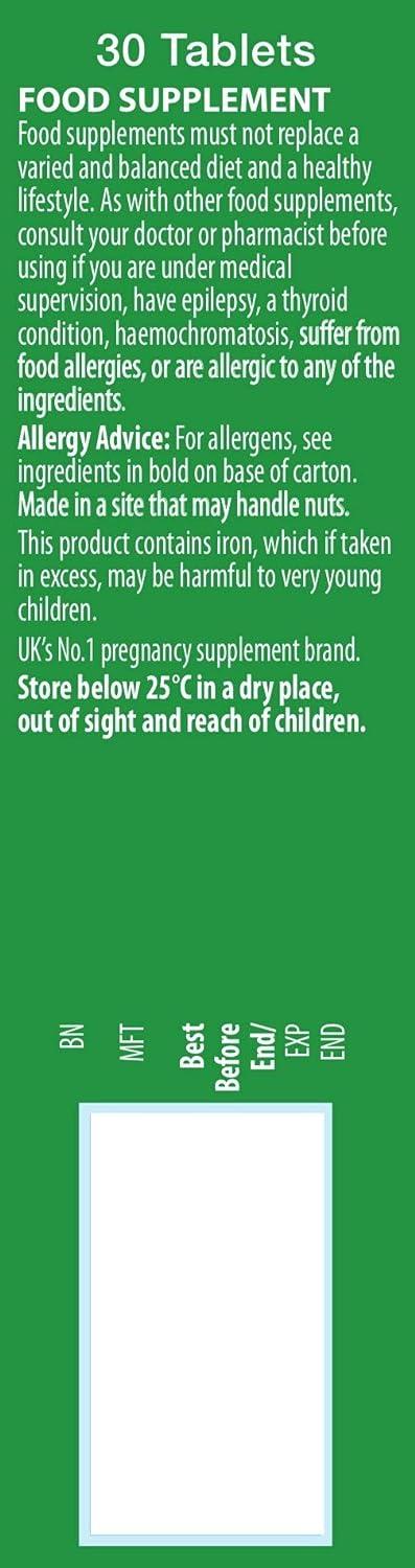 Pregnacare Before Conception 30 Tablets by Vitabiotics - Pre-Pregnancy ...