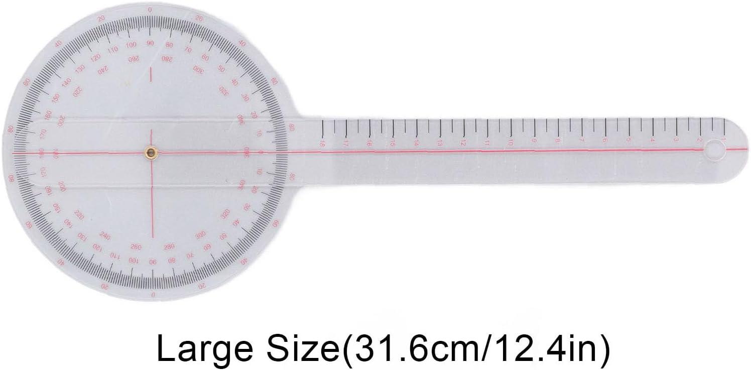 DKaony Physiotherapy Protractor Ruler Convenient Accurate Orthopedic ...