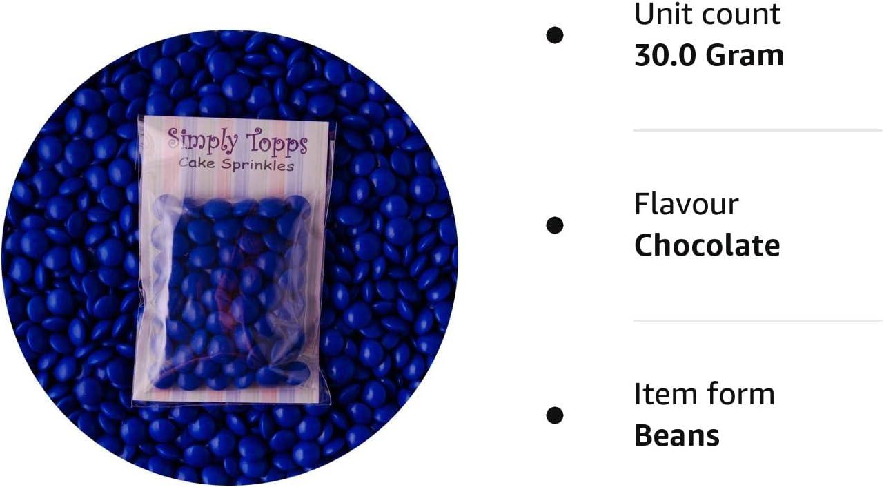 Coloured Milk Chocolate Beans - 30g or 100g - Cake Cupcake & Cookie ...
