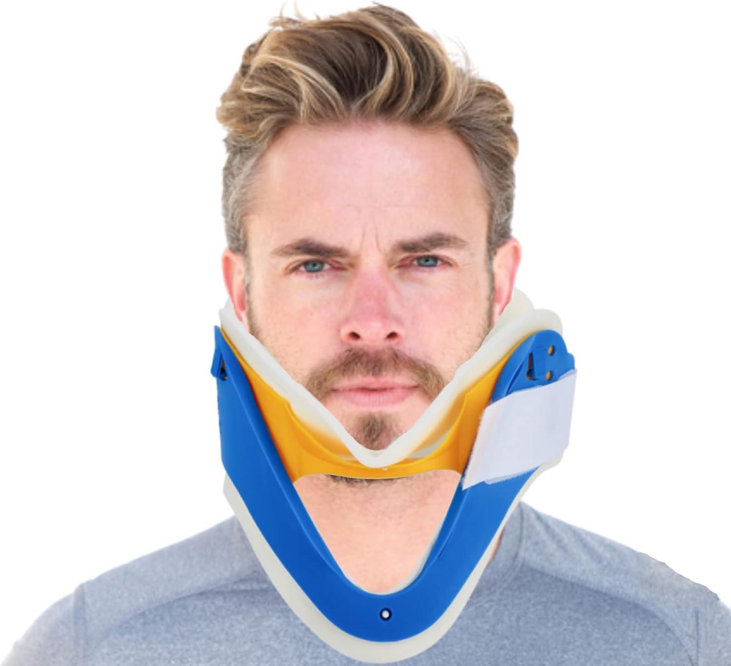 Neck Brace Cervical Traction - Adjustable Support for Spine Correction ...