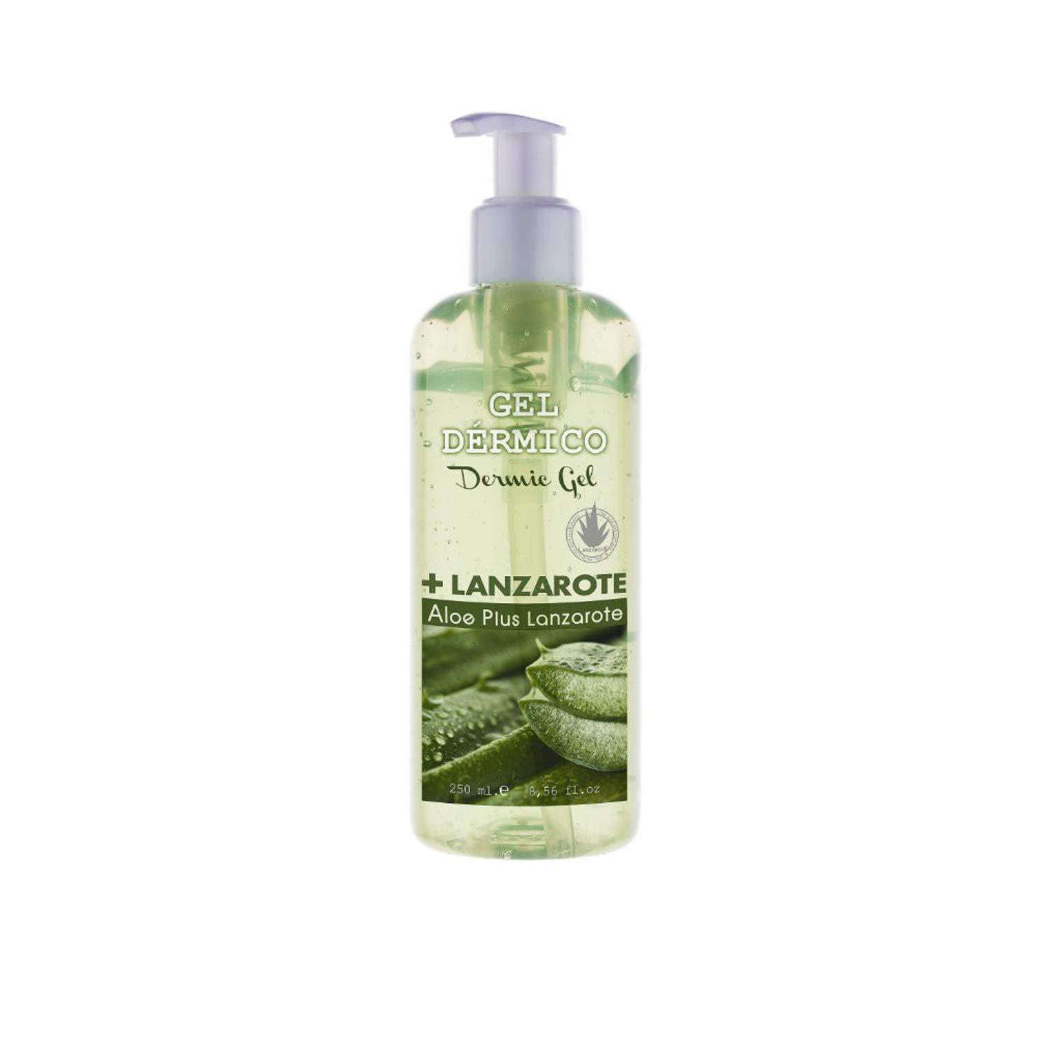 Aloe Plus Lanzarote Aloe Vera Gel Dermal 250ml - Natural Skin Soothing ...