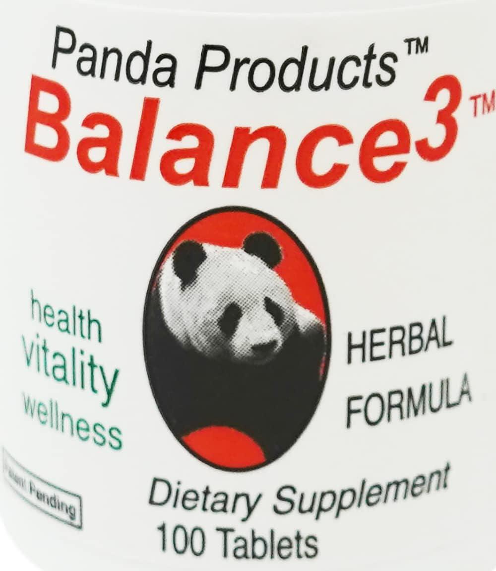 Balance 3 - Panda Products | 100 Herbal Tablets Formula | Buy Now with ...