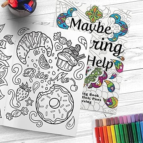 anxiety relief coloring book for adults