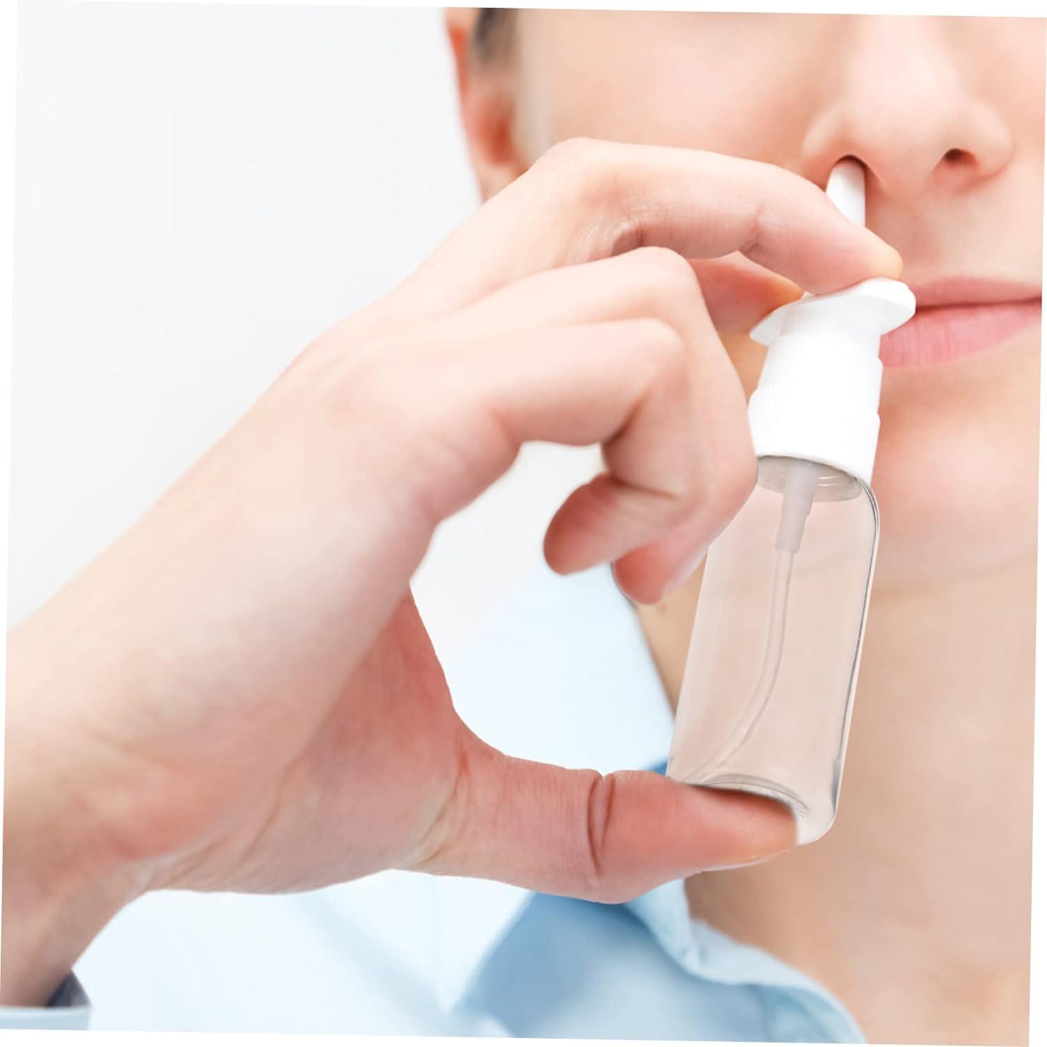 8Pcs Reusable Nasal Spray Bottles - Fine Mist Pump Sprayer for Travel ...