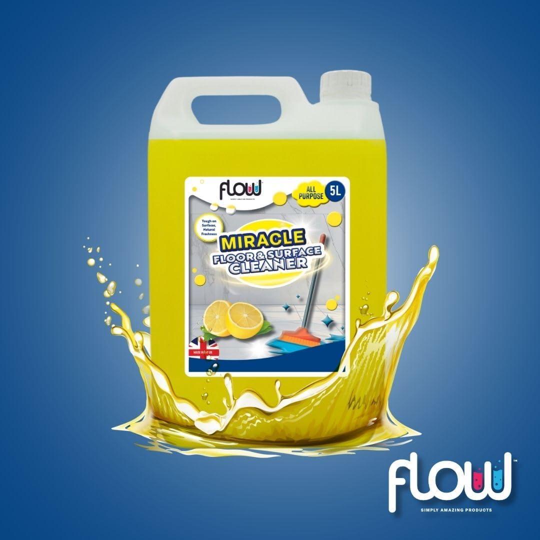 Flow Lemon Floor & Surface All Purpose Cleaner | Concentrate Formula ...