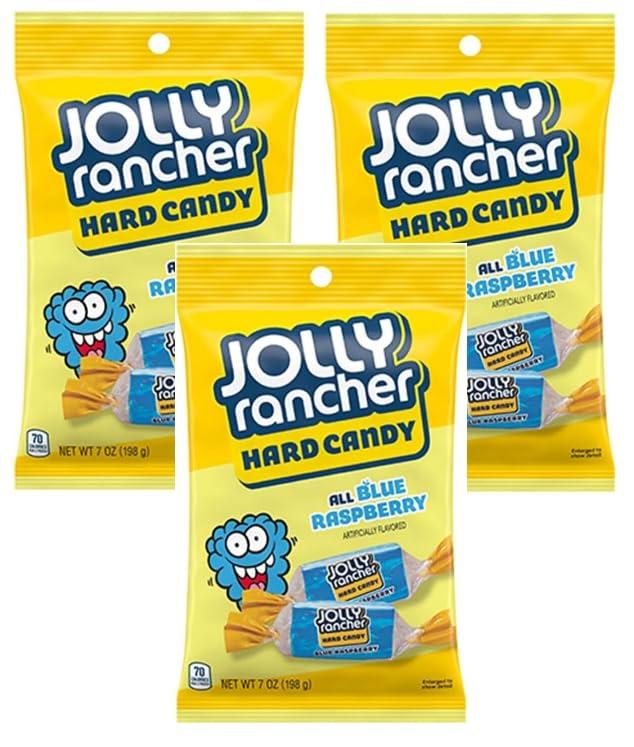 American Hard Candy Blue Raspberry Hard Candy Sweets Bag American Candy 6 x 198g | Buy Now with ...