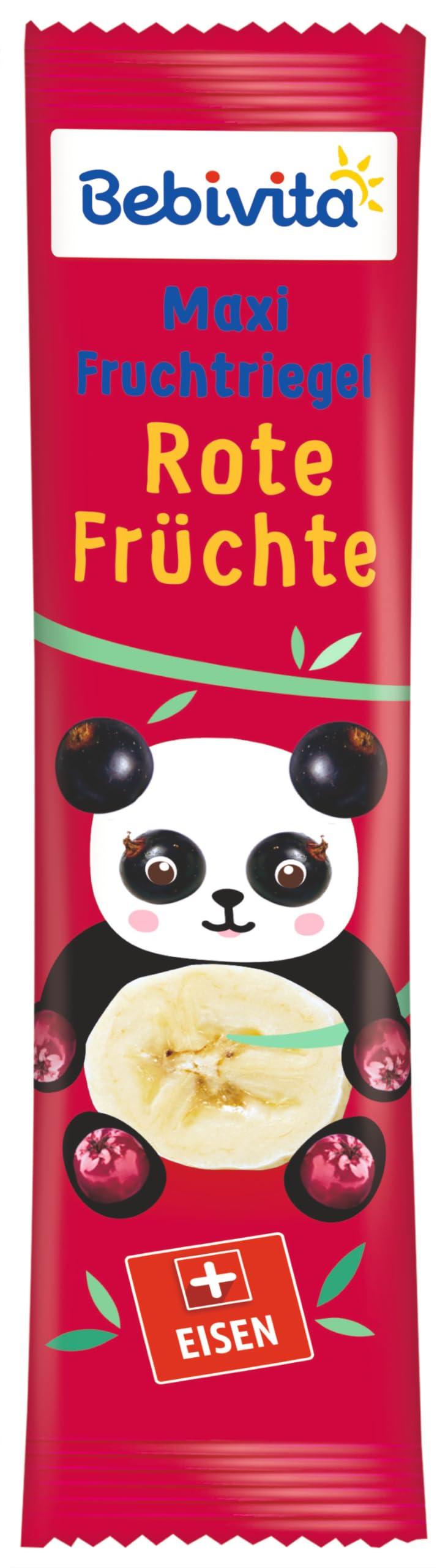 Bebivita Fruit Bar MAXI BITE ME! Red Fruits - Pack of 16 (16 x 35g ...