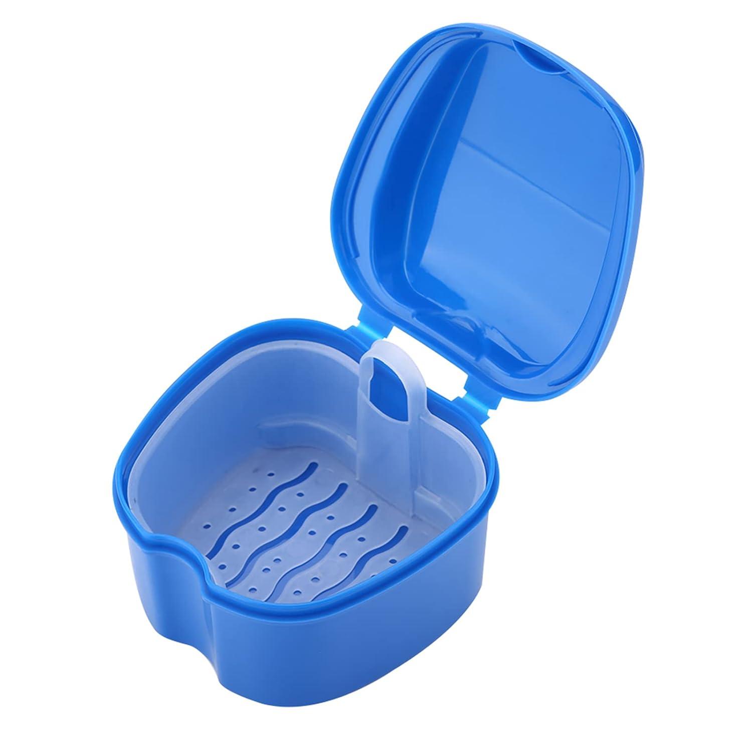 Denture Box for Artificial Teeth | Storage Box with Filter Sieve - Dark ...