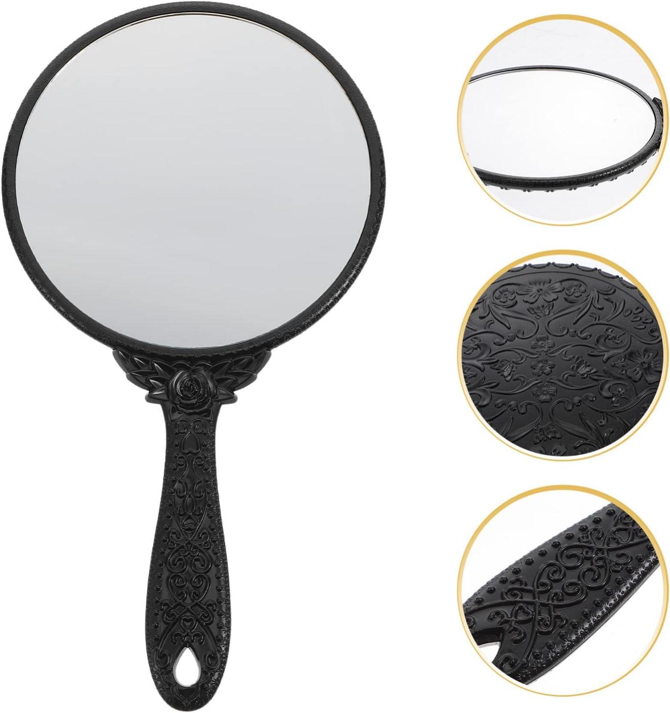 circle hand mirror