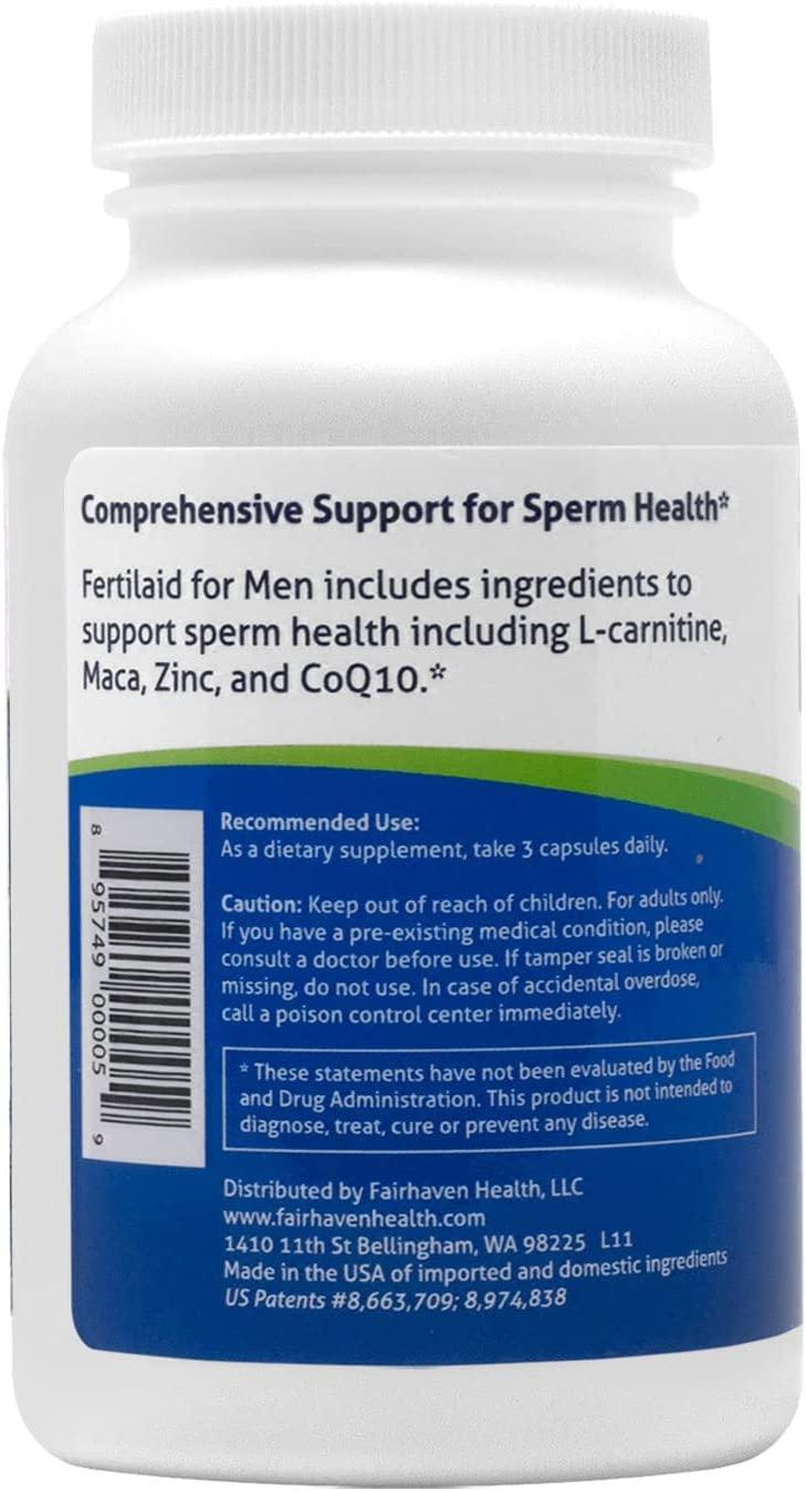 FertilAid for Men - 90 Capsules | Fairhaven Health | Boost Male ...