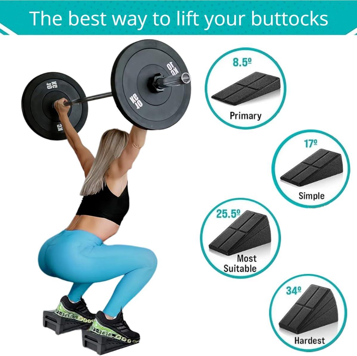 Slant Board for Calf Stretching 5 Adjustable Angles Foot Block ...