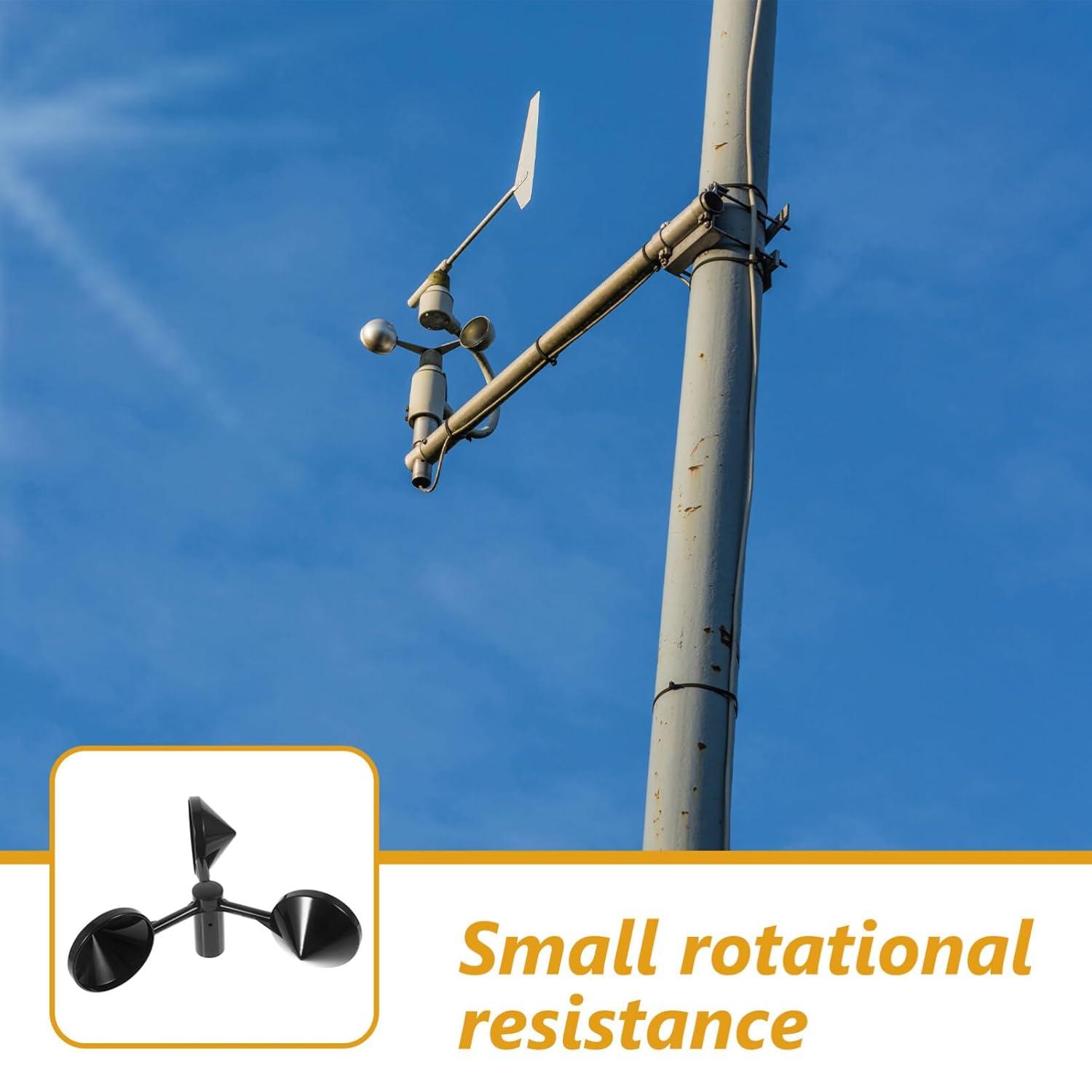 BESPORNBLE 3-Cup Wind Direction Indicator & Anemometer Cover | High ...