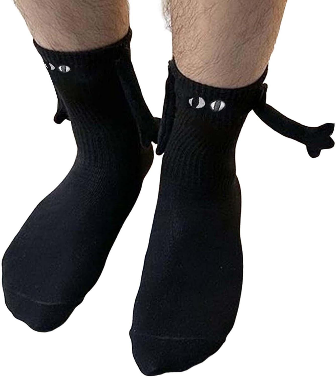 Hand Holding Couple Socks | Magnetic 3D Doll Design | Funny Gift Idea ...
