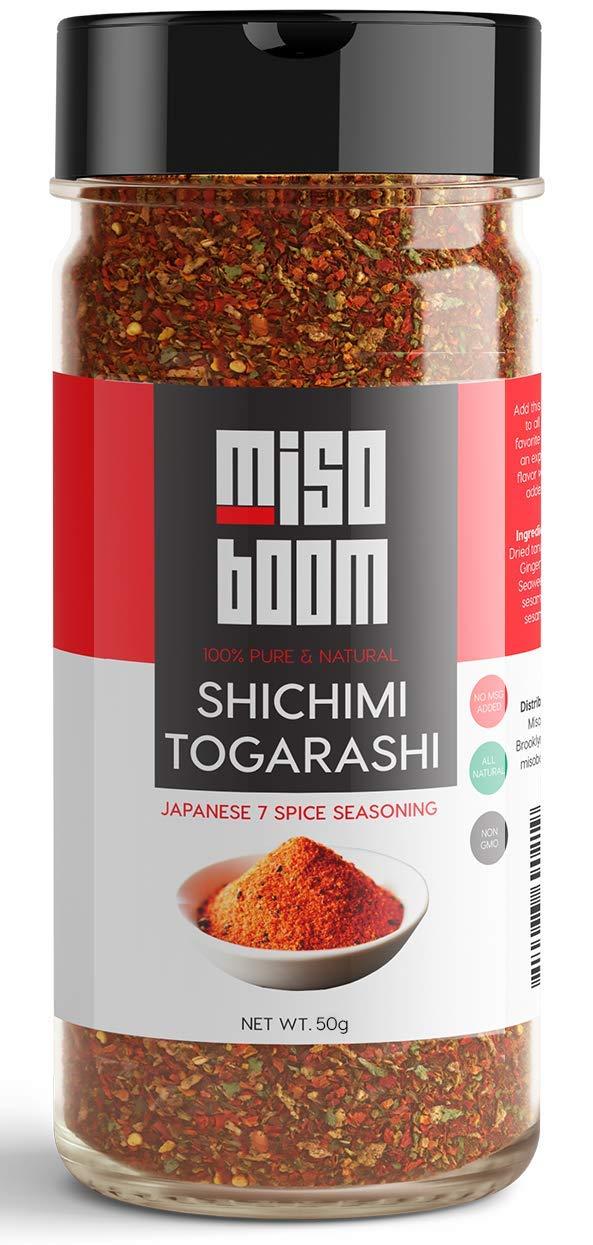 Japanese Shichimi Togarashi Seasoning 1.7 oz - Seven Spice Blend for ...