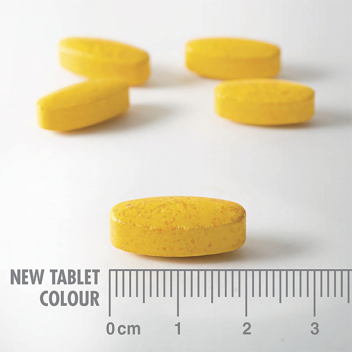 High Strength Turmeric Tablets 20,000mg (500mg Extract) | 95% Curcumin ...