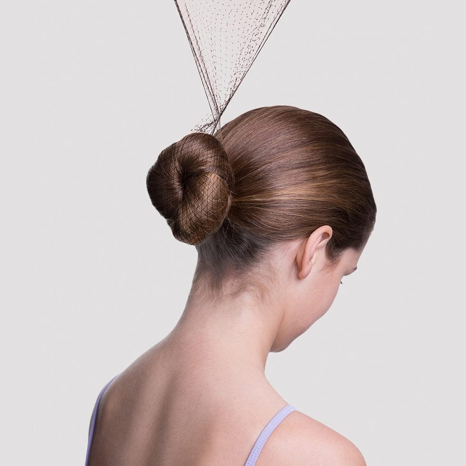 Invisible Hair Nets and U Shaped Hair Pins Set - 50 Elastic Edge Mesh ...
