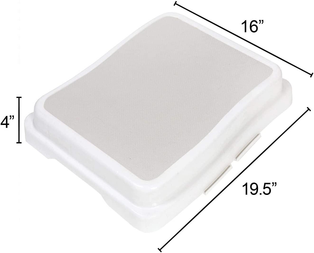 Support Plus Stackable Bath Step - Slip-Resistant Safety Stool for ...