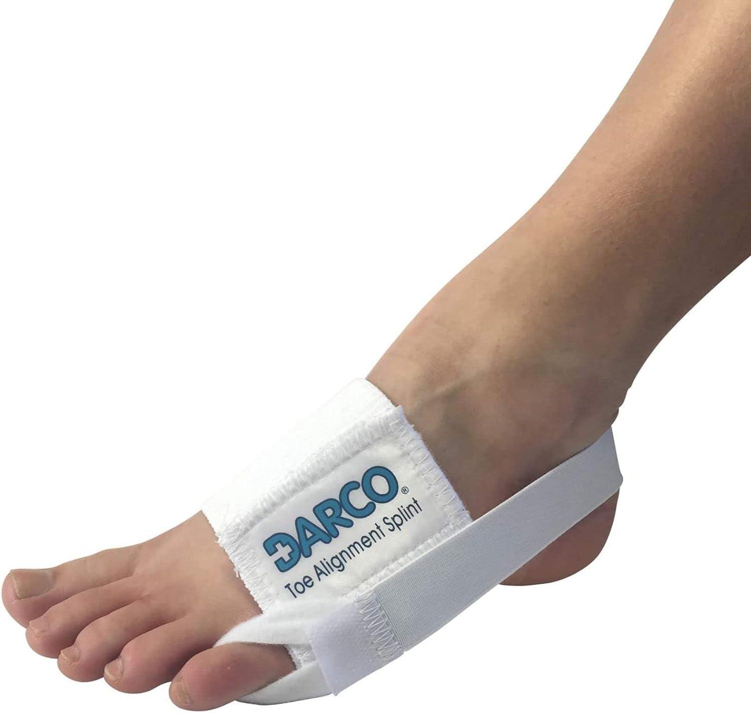 Darco Low Profile Toe Brace - One Size White | Comfort & Support for ...