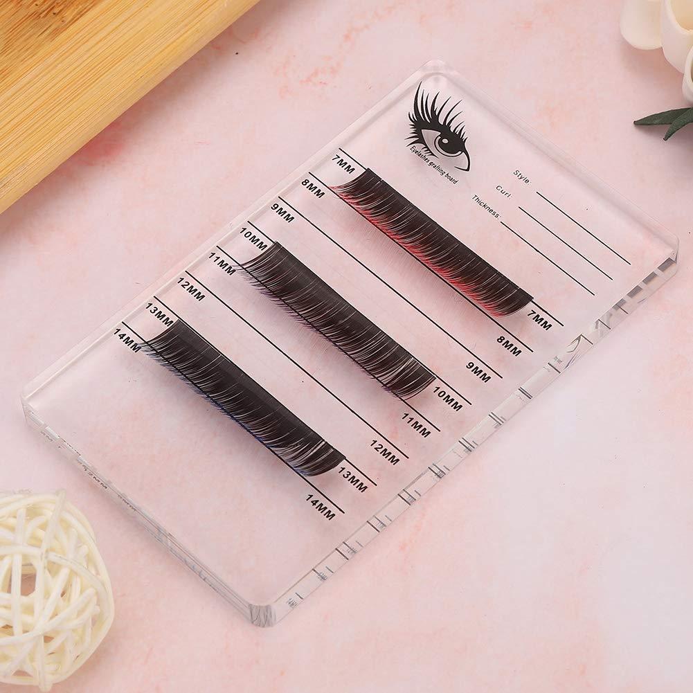 False Eyelashes Grafting Storage Board - Transparent Acrylic Eyelash ...