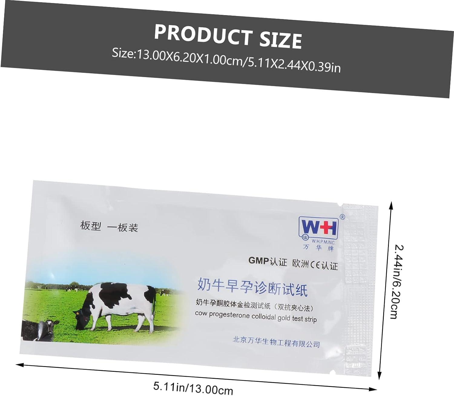 Ipetboom Livestock Pregnancy Test Kit - 3 Pcs Cow & Pig Tester Strips ...