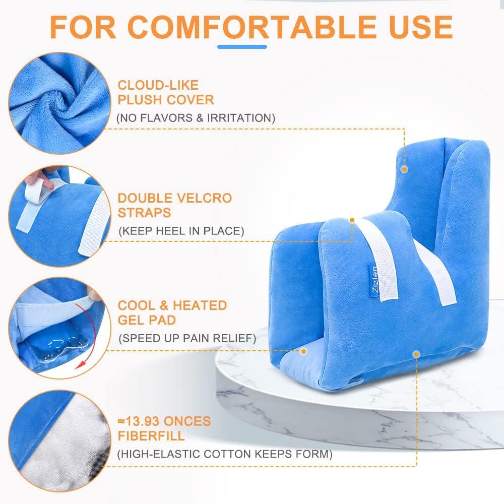 Pressure Sore Heel Protector Cushion with Cooling Gel Pack - Offloading ...
