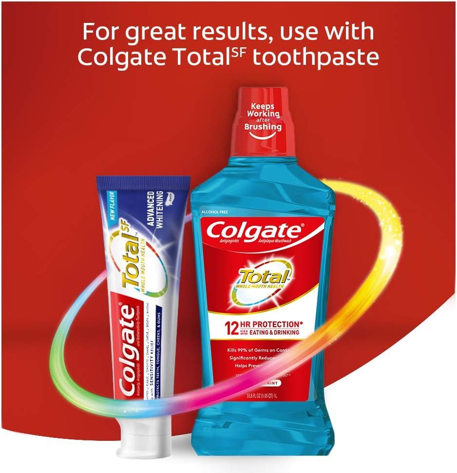 Colgate Total Pro-Shield Alcohol Free Mouthwash Peppermint 500mL - 16.9 ...