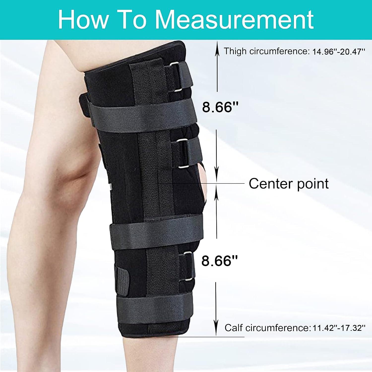 TANDCF Knee Immobilizer Brace for Knee Injuries - Universal Size S/M ...