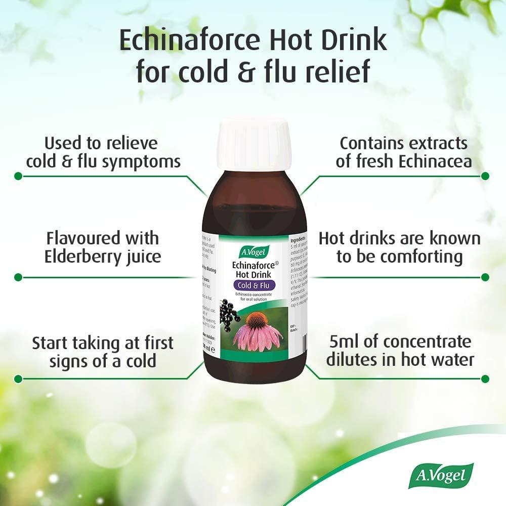 A.Vogel Echinaforce Hot Drink | Cold & Flu Echinacea Concentrate for ...