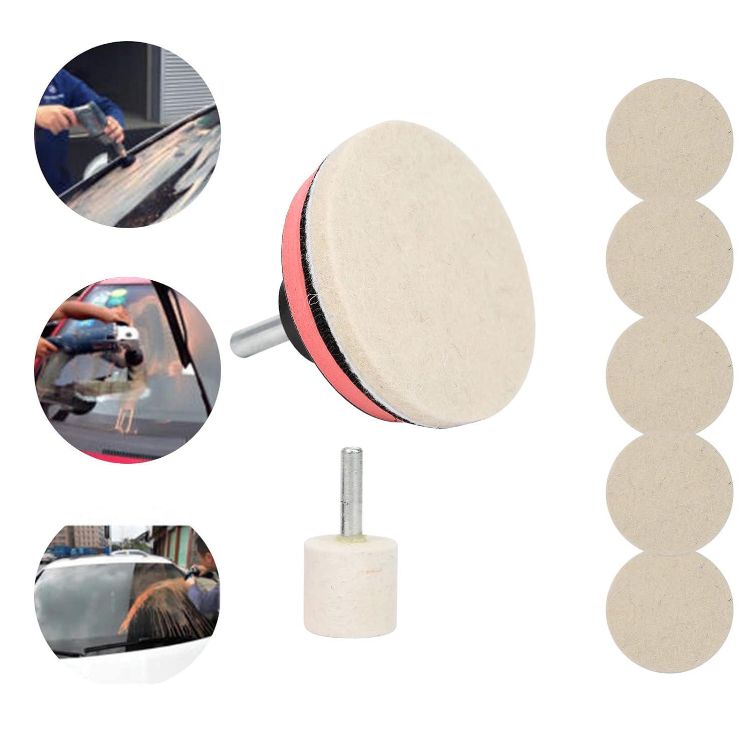 Premium Glass Polishing Set - Discs Pads & 100G Powder for Crystal ...