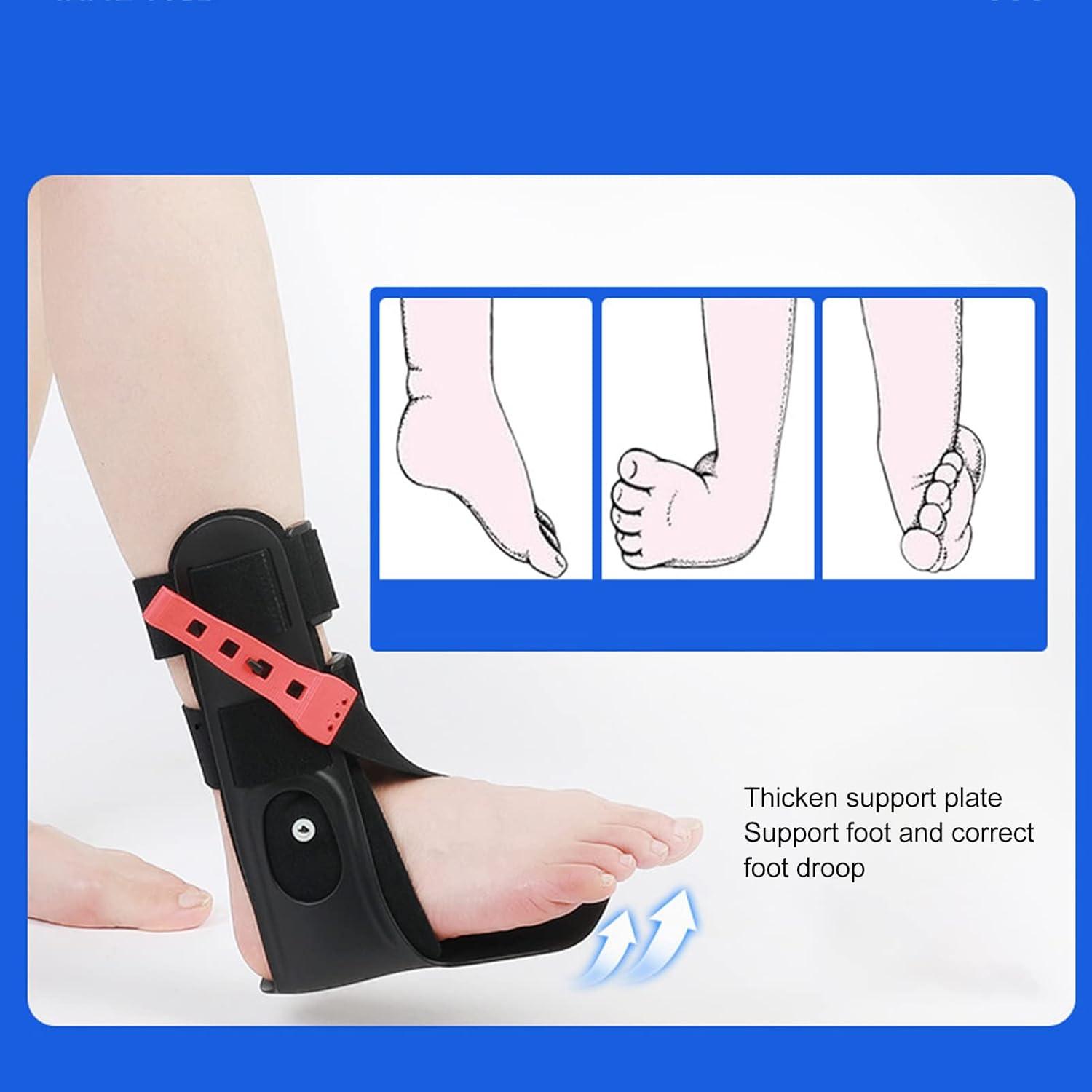 Foot Drop Brace Splint - Inflatable Ankle Orthosis for Hemiplegia ...