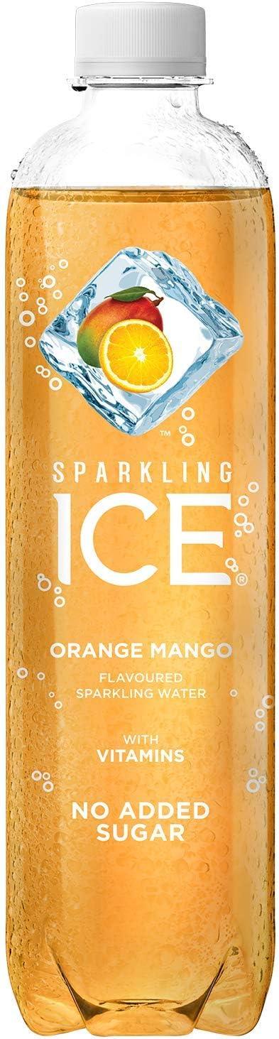 Sparkling Ice Orange Mango Flavored Sparkling Water - 12 Calories - No Added Sugar - Contains ...