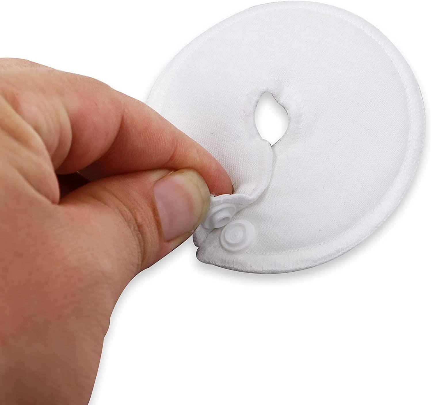 Feeding Tube Pads 12 Pack - G Tube Covers & Button Pads for Nursing Care