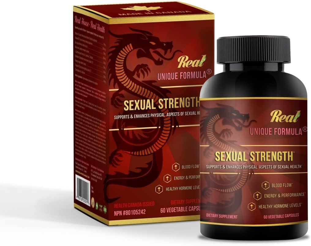 Unique Formula Sexual Strength Supplement with Black Maca Korean Red ...